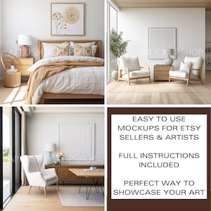 Boho Minimal Wall Art Mockup X15 Minimal Boho Mockup Frame Wall ...
