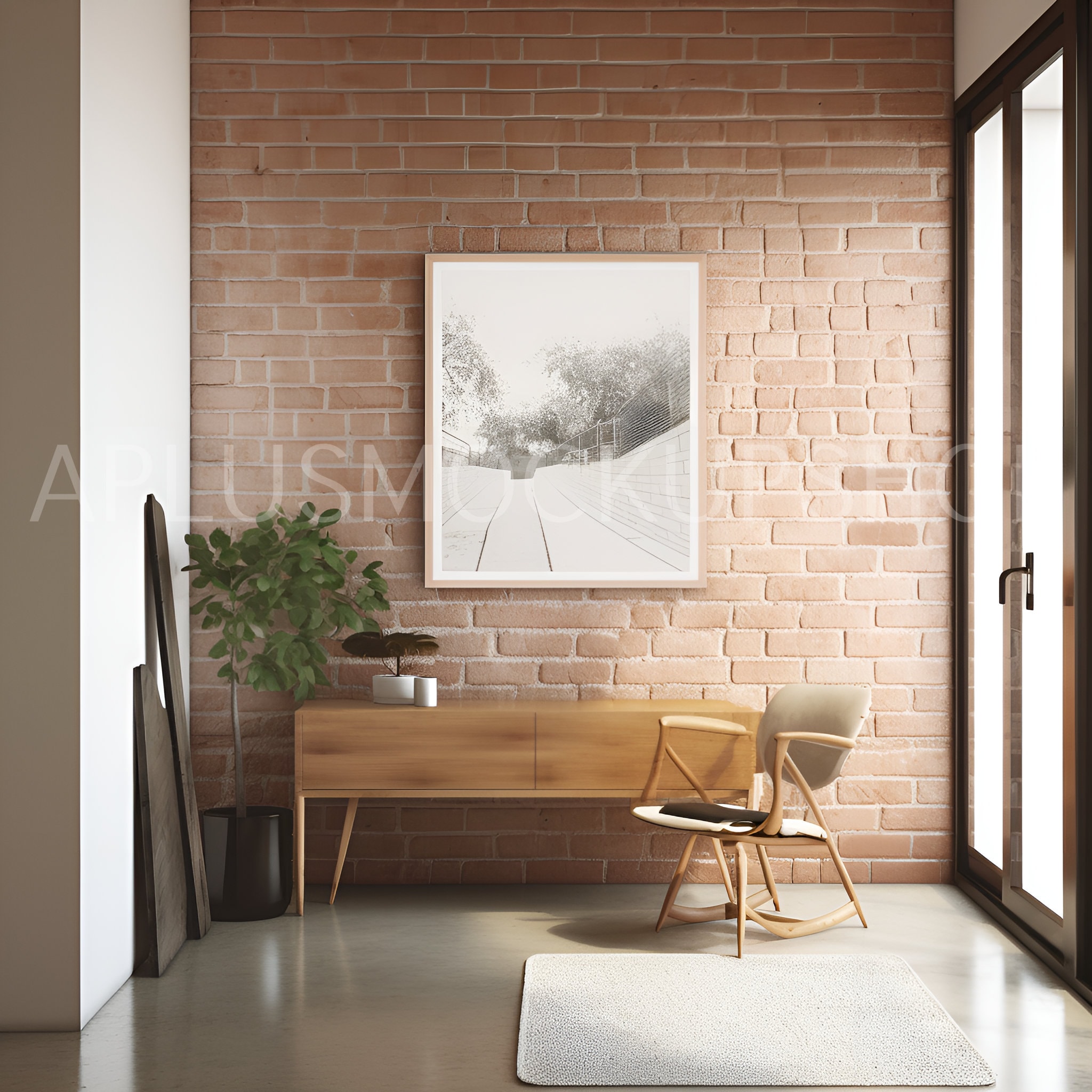 Mockup MCM Mockup Painting Mockup Poster Wall Art Mockup MCM Mockup ...