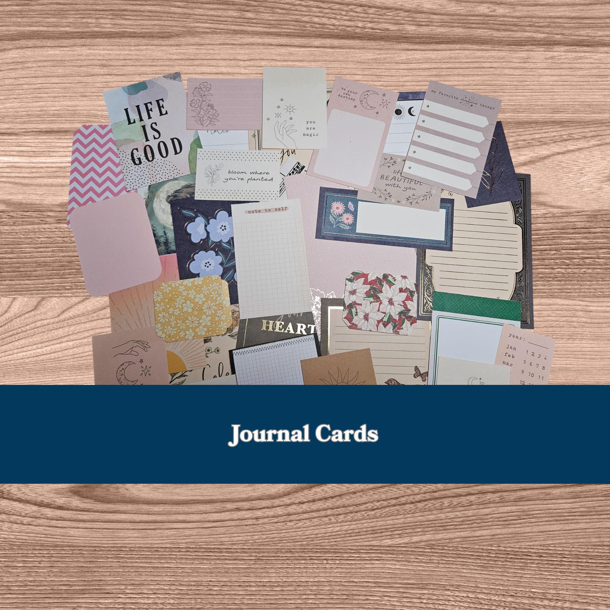 Junk Journal Starter Kit - Includes Upcycled Journal - 100+ Pieces ...
