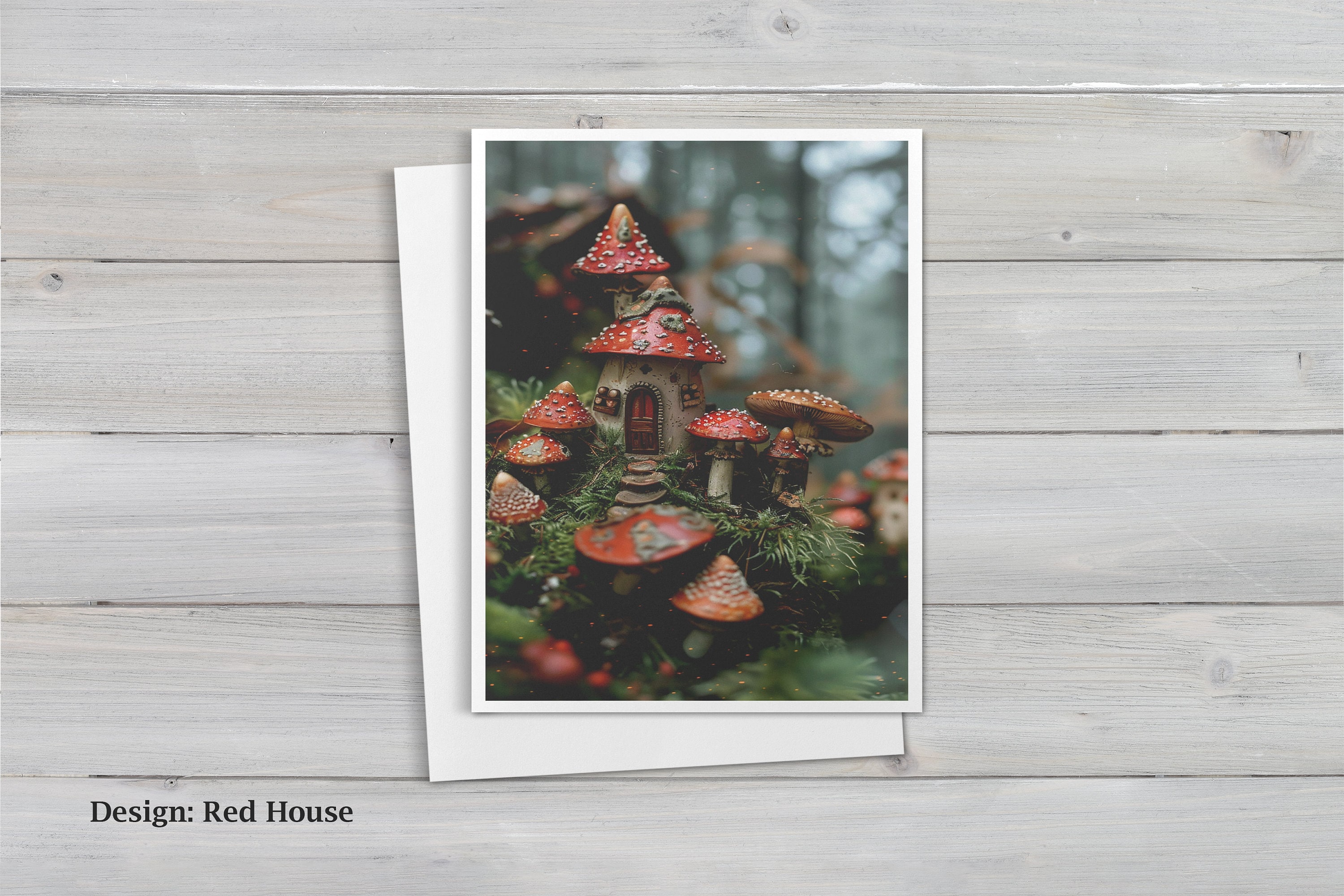 Cottagecore Fairy Village Note Cards - Fantasy Garden Illustrations for Readers, Set of 20 Cards ...