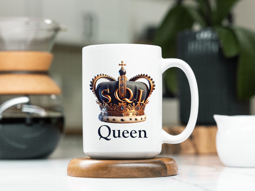 SQL Queen Mug: 15oz Ceramic Mug, Data Analyst Gift - Etsy