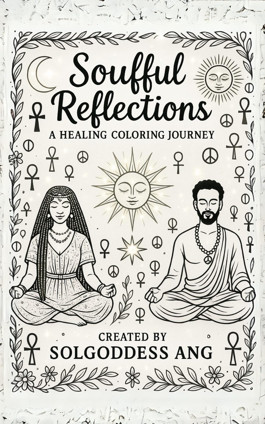 Soulful Reflections Digital Coloring Book - Etsy
