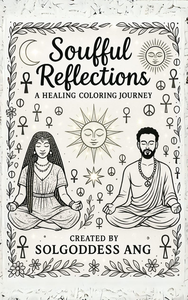 Soulful Reflections Digital Coloring Book - Etsy