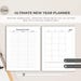 New Year Agenda Journal | Printable 2025 Planner | Goal Setting ...