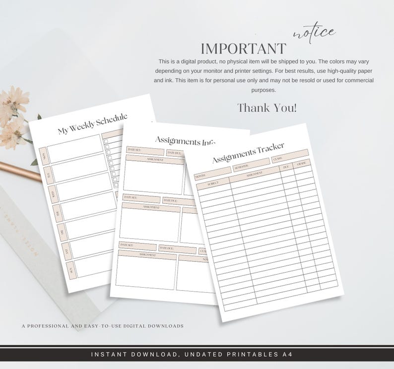 Kids Homeschool Journal, Child Learning Notebook, Student Education ...