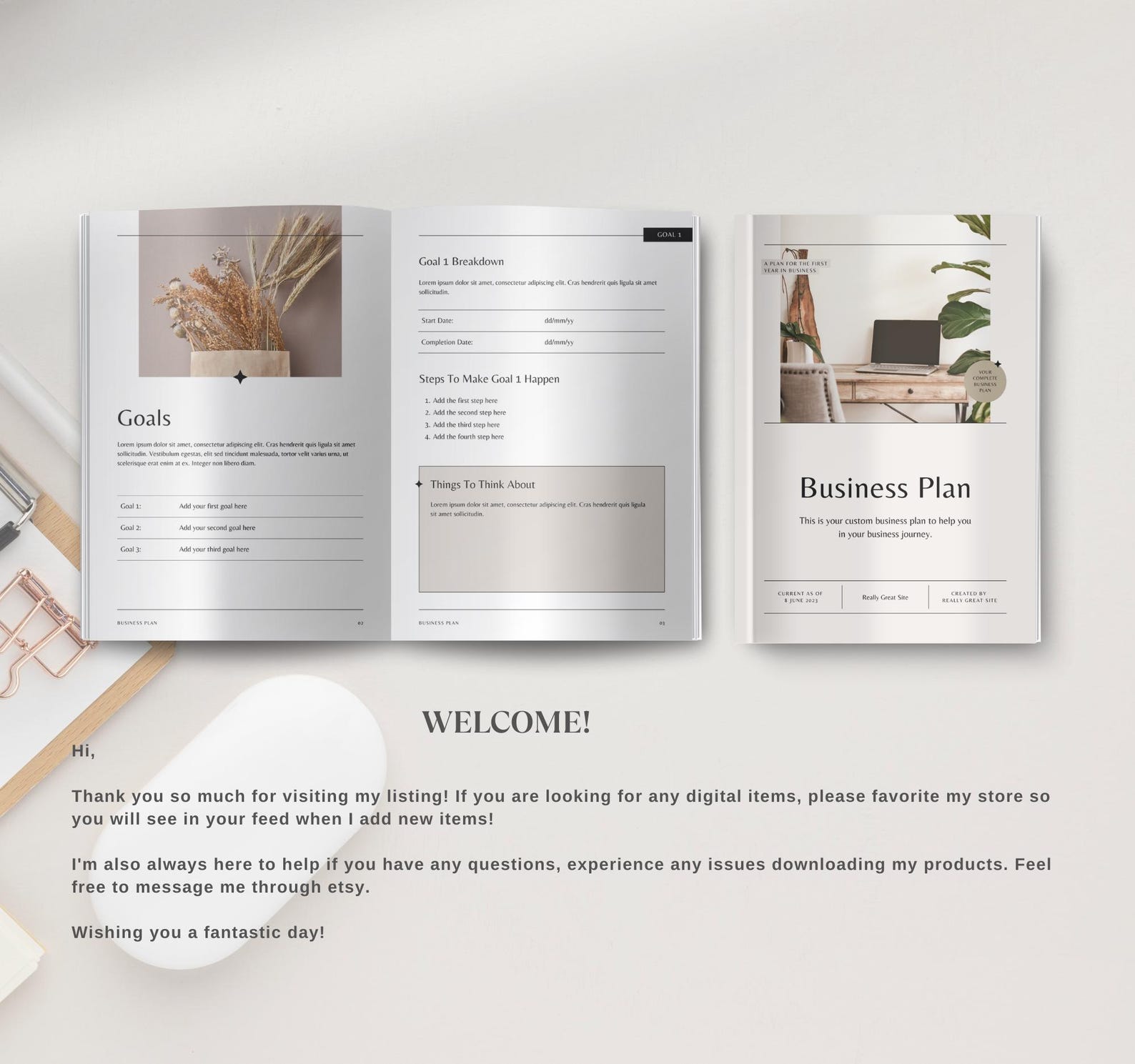 Editable Business Workbook Template: Canva Coaching Guide (MRR Digital ...