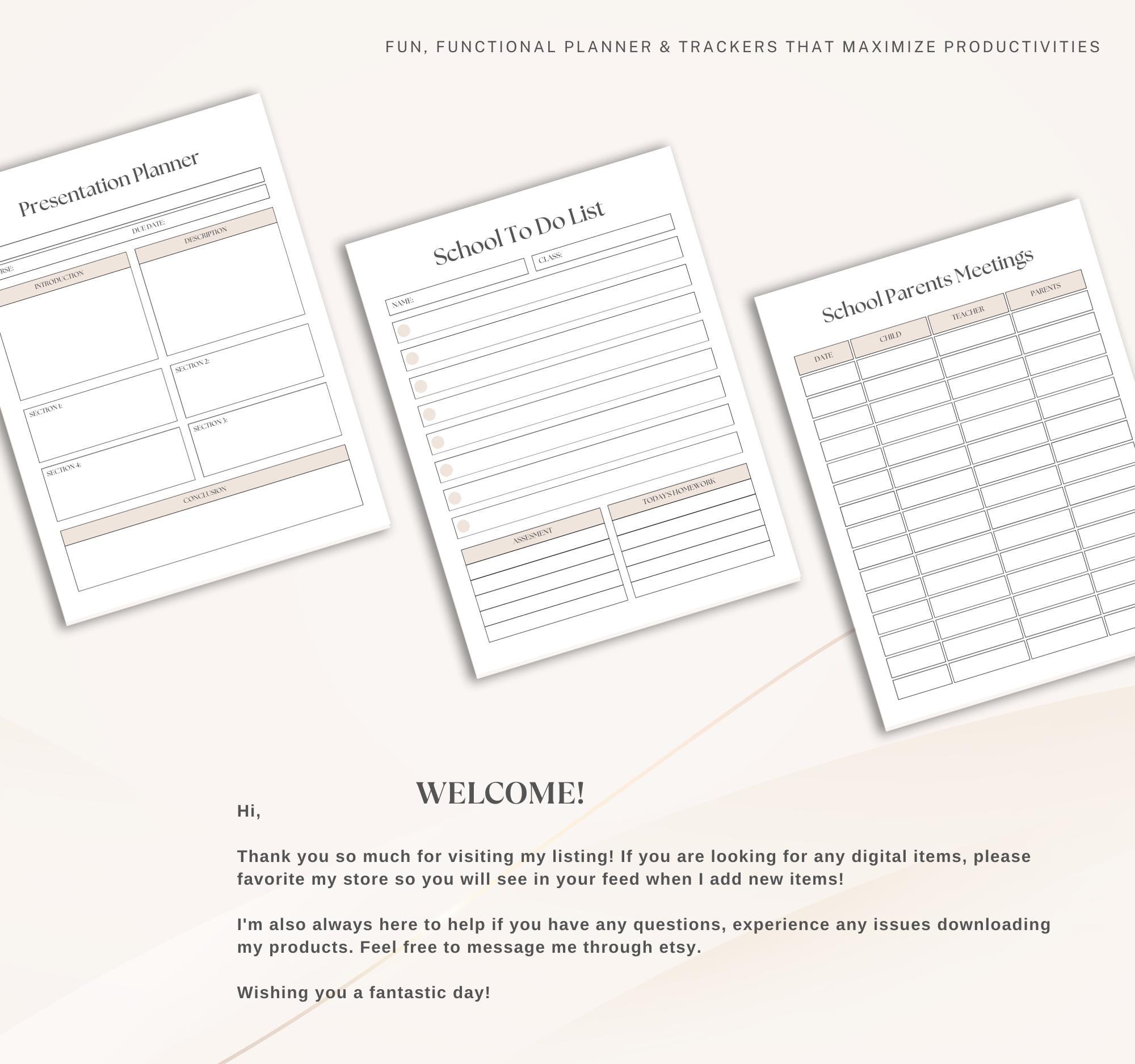 Kids Homeschool Journal, Child Learning Notebook, Student Education ...