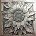 3D LASER ILLUSION, Sunflower - Etsy