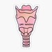 Larynx "good Vibrations" Anatomy Sticker | Fun Medical Pun for Medical ...