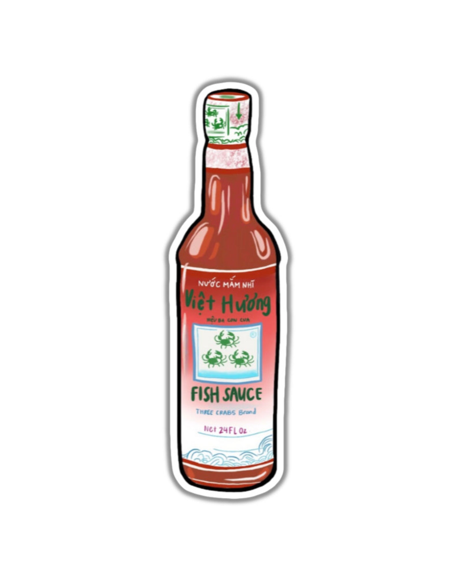 Fish Sauce "nuoc Mam" Sticker - Vietnamese Sticker Collection - Etsy