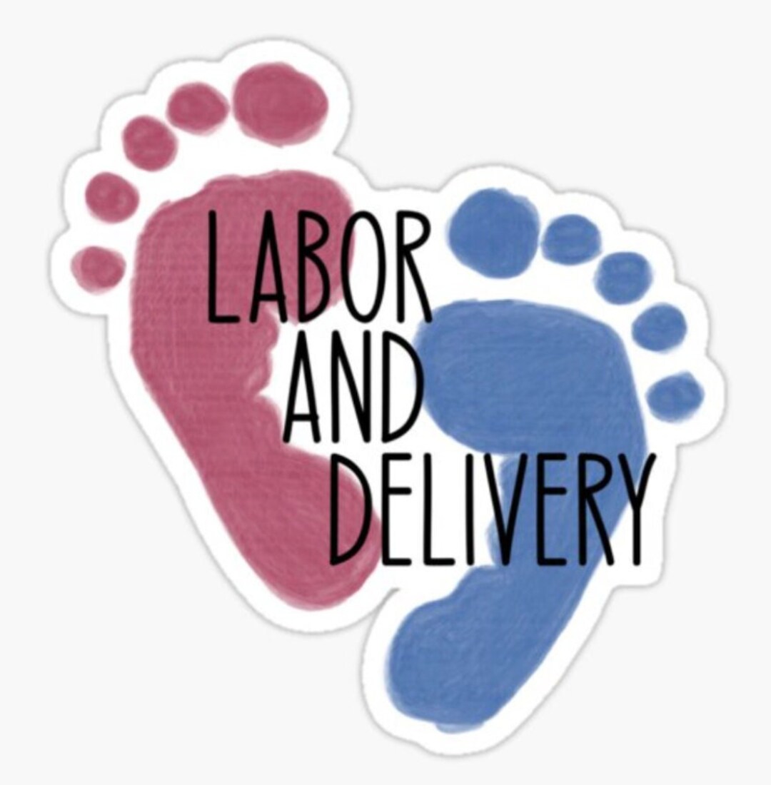 Labor and Delivery Holographic Sticker: OBGYN Gift - Etsy