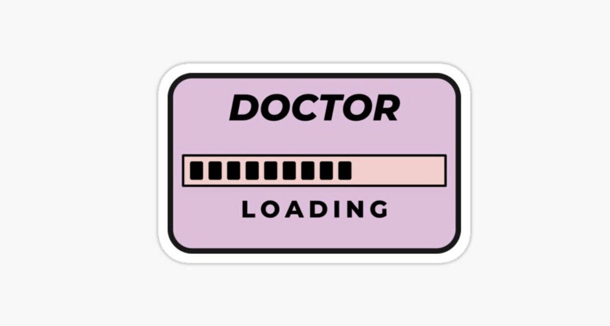 Doctor Loading Sticker Perfect for Medical Students and Premeds Great ...