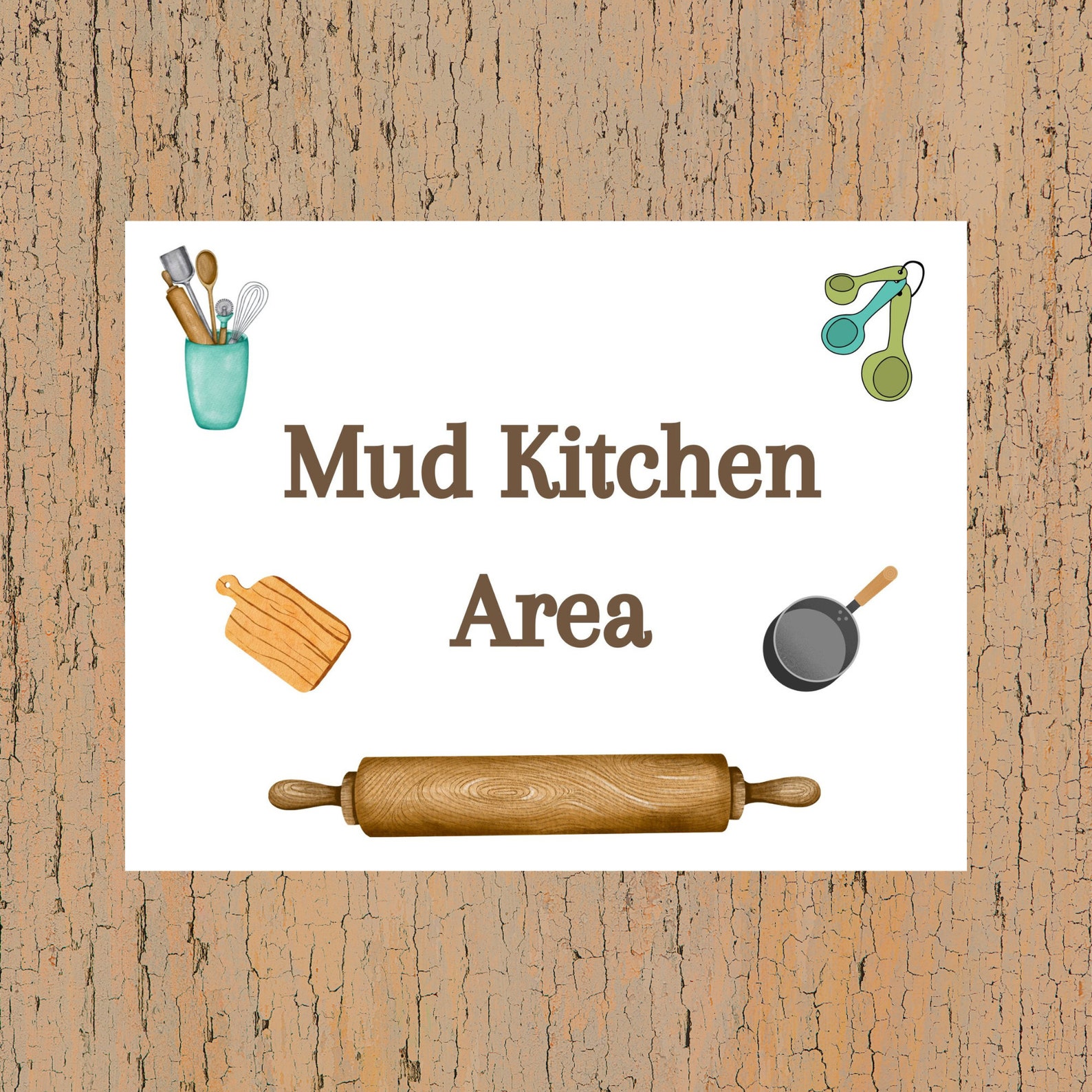 Mud Kitchen Signs/ Mud Kitchen/ Preschool Printable/ Outdoor/ Nature ...