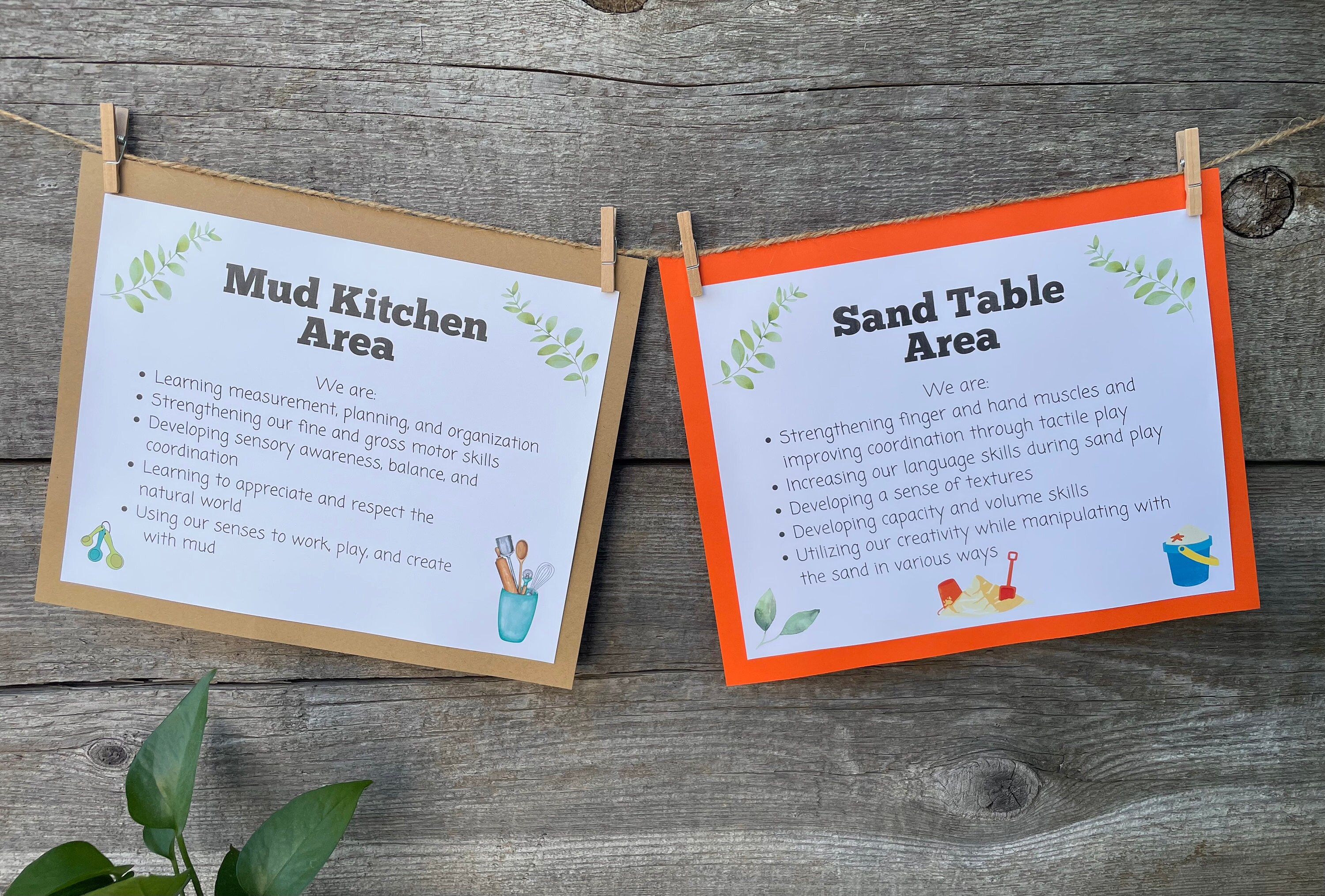 Sensory Center Signs Classroom, Digital Downloads, Sensory Play ...