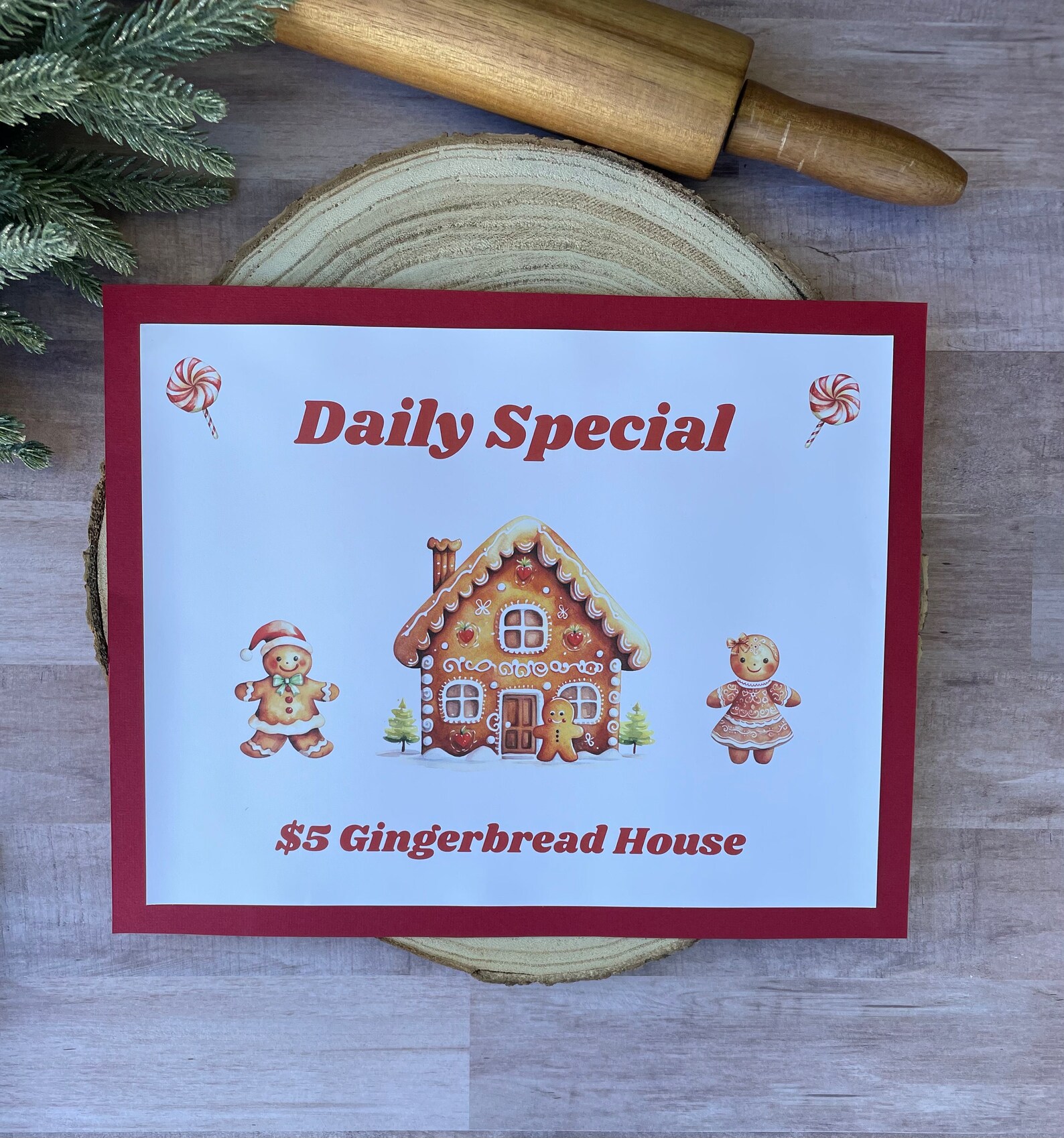 Gingerbread Bakery, Dramatic Play, Digital Download, Daycare Printable ...