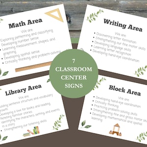 Preschool Printables/ Classroom Signs/ Daycare Signs/nature /outdoors ...