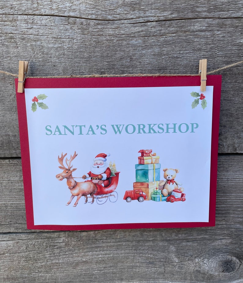 Dramatic Play Area, Santa's Workshop Pretend Play, Daycare Digital ...