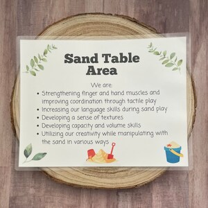 Sensory Center Signs Classroom, Digital Downloads, Sensory Play ...