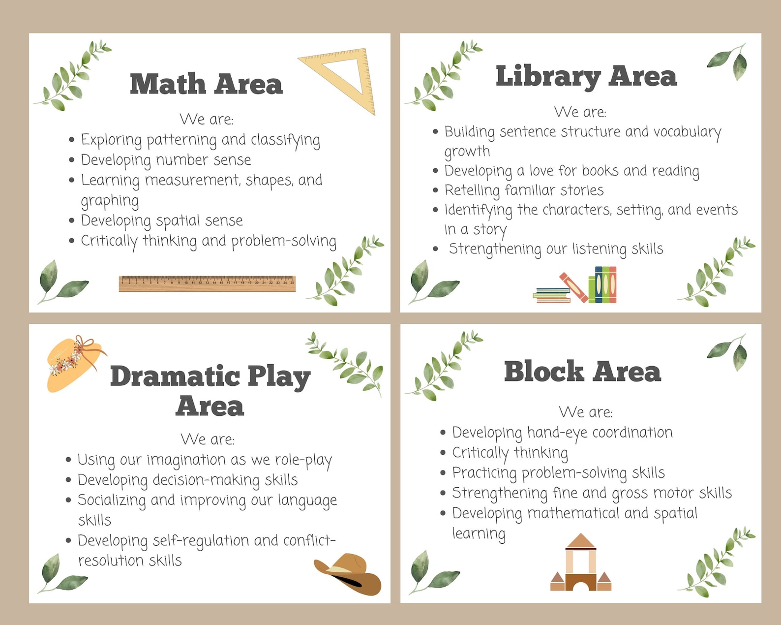 Teacher Signs, Center Signs Classroom, Digital Download, Daycare Center ...