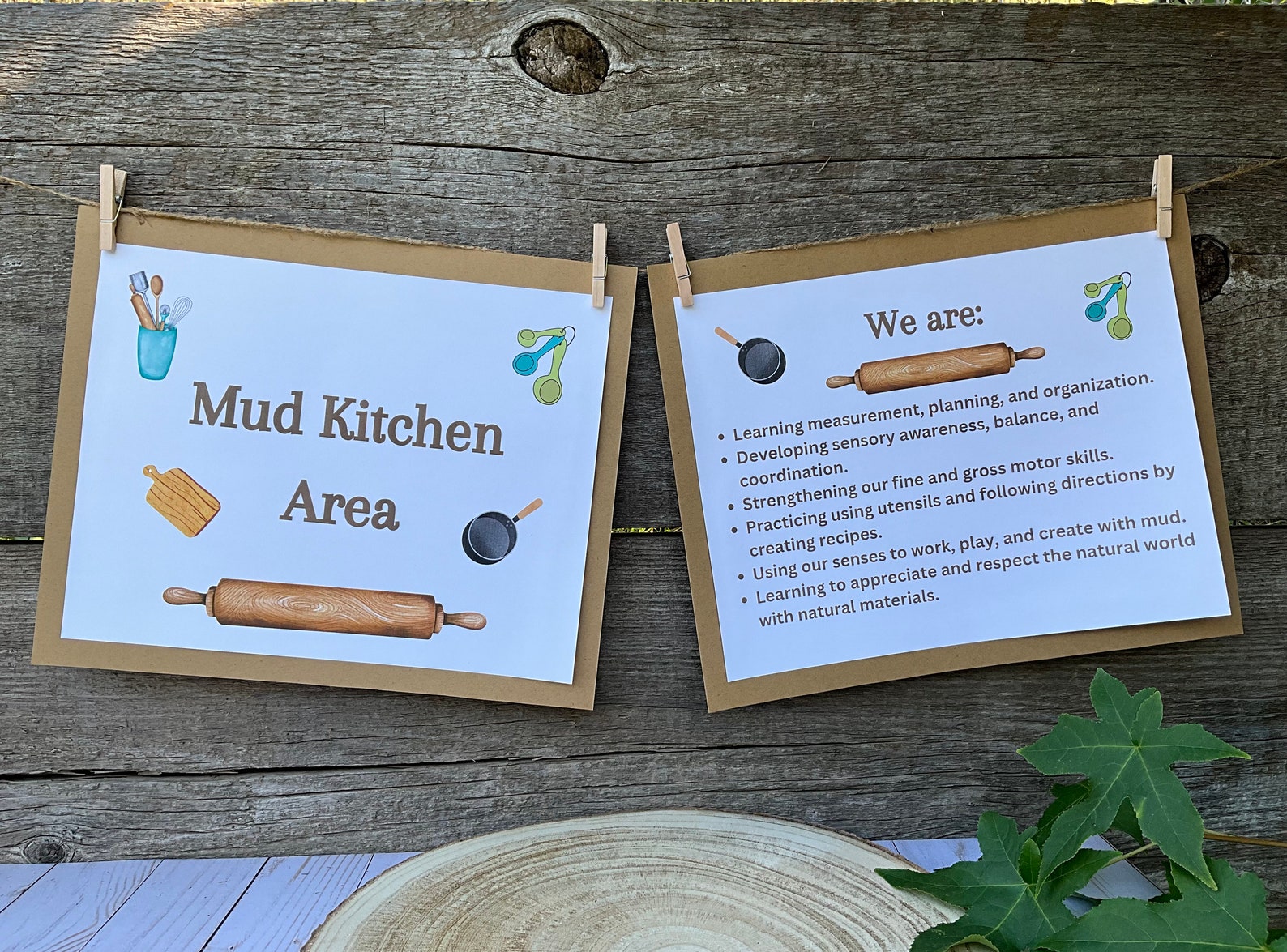 Mud Kitchen Sign/ Sensory Play/ Center Sign Classroom/ Daycare/ Digital ...