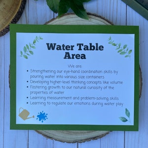 Sensory Area, Center Signs Classroom, Sensory, Digital Downloads ...