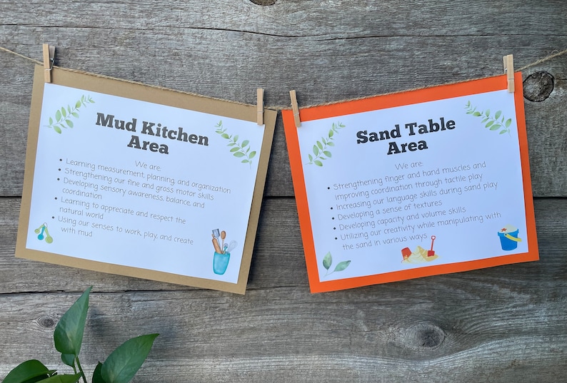 Sensory Area, Center Signs Classroom, Sensory, Digital Downloads ...