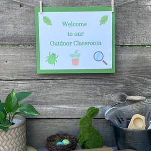 Mud Kitchen Signs/ Mud Kitchen/ Preschool Printable/ Outdoor/ Nature ...