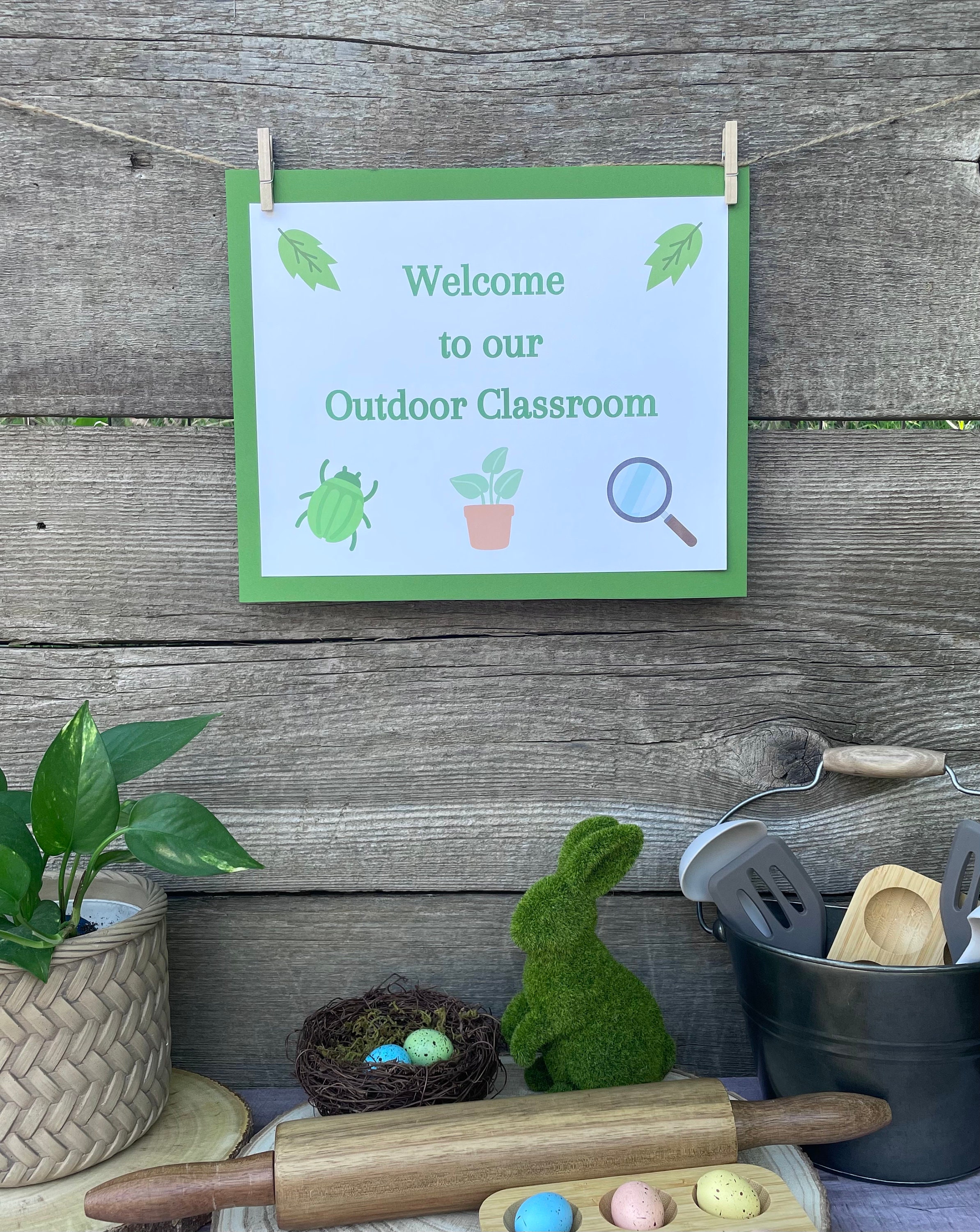 Mud Kitchen Signs/ Mud Kitchen/ Preschool Printable/ Outdoor/ Nature ...