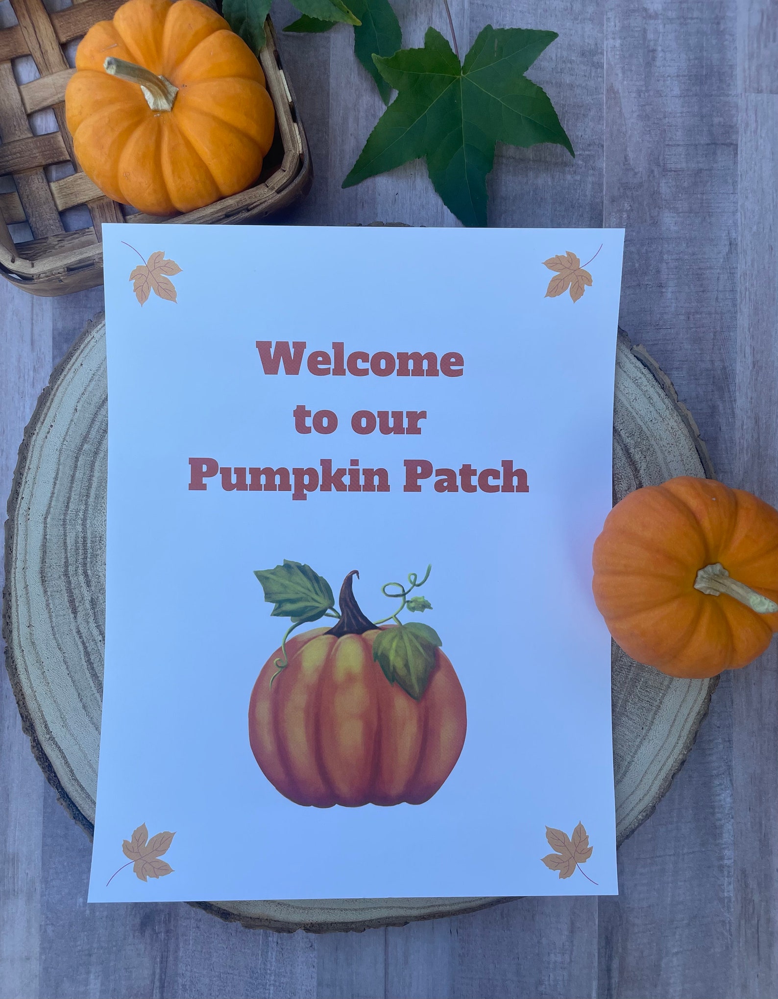 Dramatic Play/ Pretend Play/ Pumpkin Patch/ Digital Download/ Fall ...