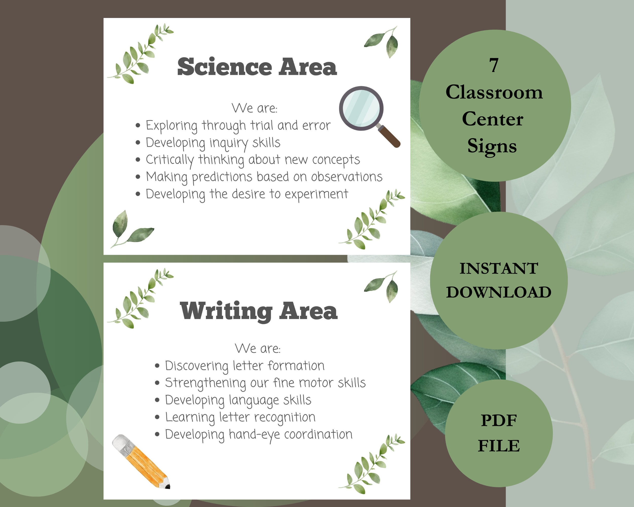 Center Signs Classroom/ Classroom Signs/ Daycare/ Center/ Outdoor Signs ...