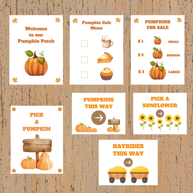 Dramatic Play/ Pretend Play/ Pumpkin Patch/ Preschool Printables ...