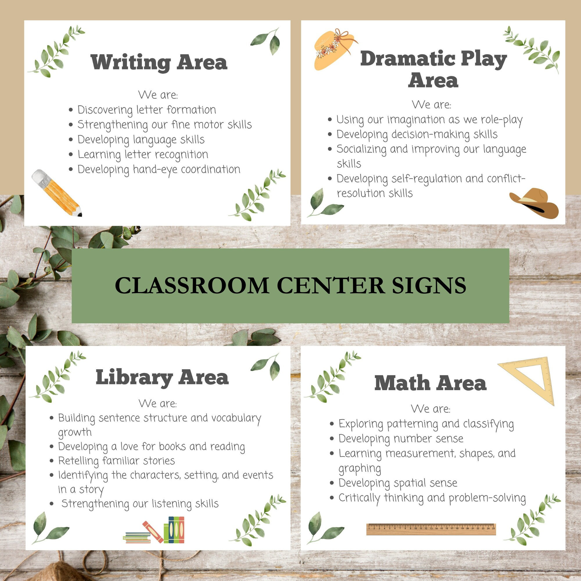 Center Signs Classroom/ Classroom Signs/ Daycare/ Center/ Outdoor Signs ...
