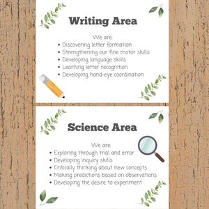 Teacher Signs, Center Signs Classroom, Digital Download, Daycare Center ...