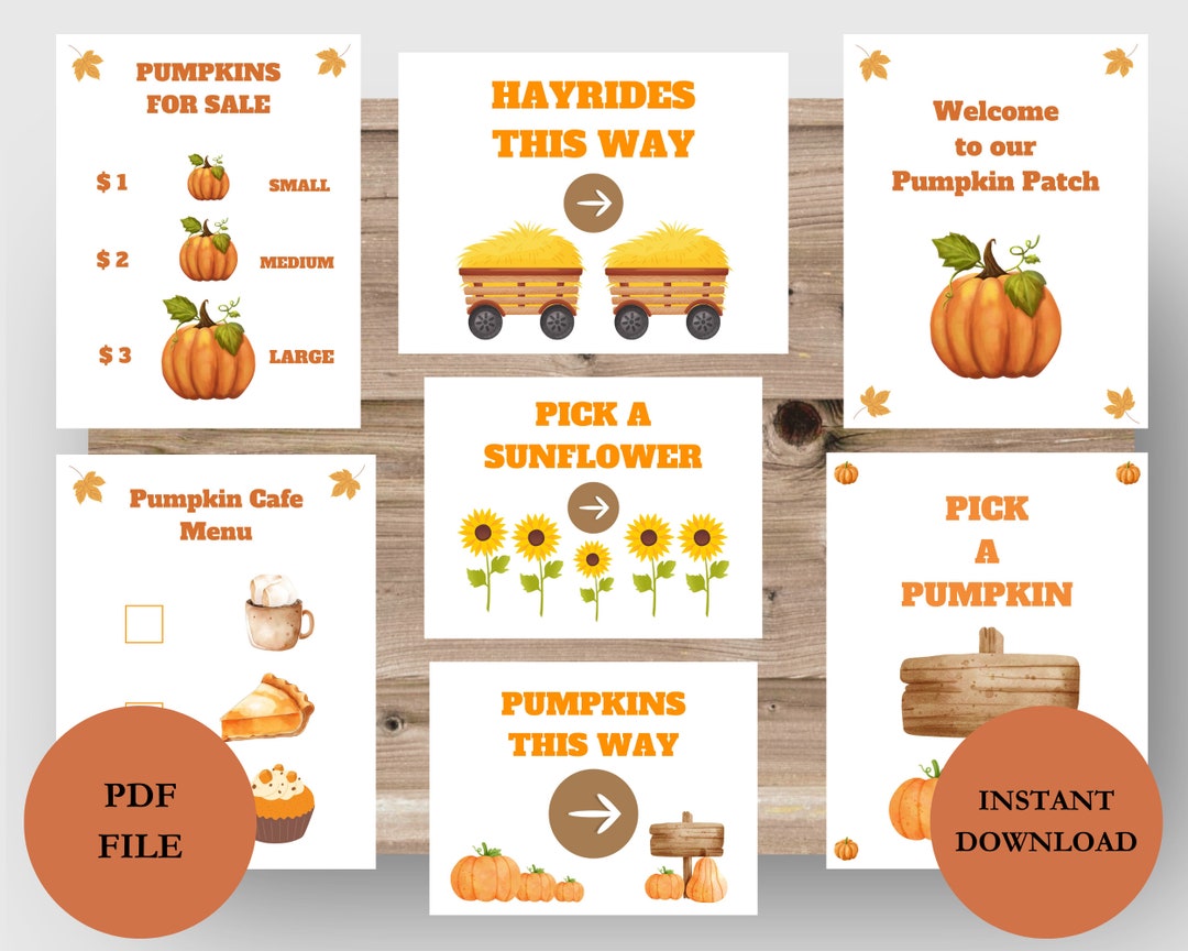 Dramatic Play/ Pretend Play/ Pumpkin Patch/ Digital Download/ Fall ...