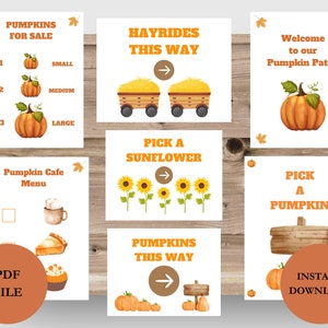 Dramatic Play/ Pretend Play/ Pumpkin Patch/ Digital Download/ Fall ...