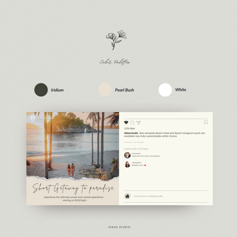 Beach Hotel and Resort Instagram Posts, Resort Instagram Posts ...