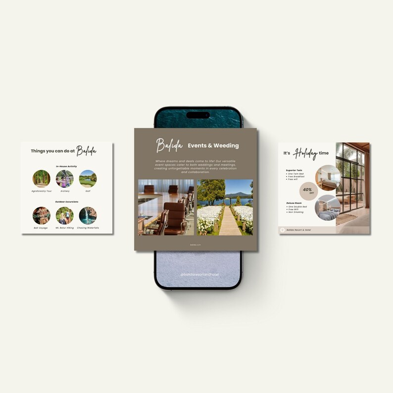 Luxury Resort and Hotel Instagram Posts, Property Social Media, Resort ...