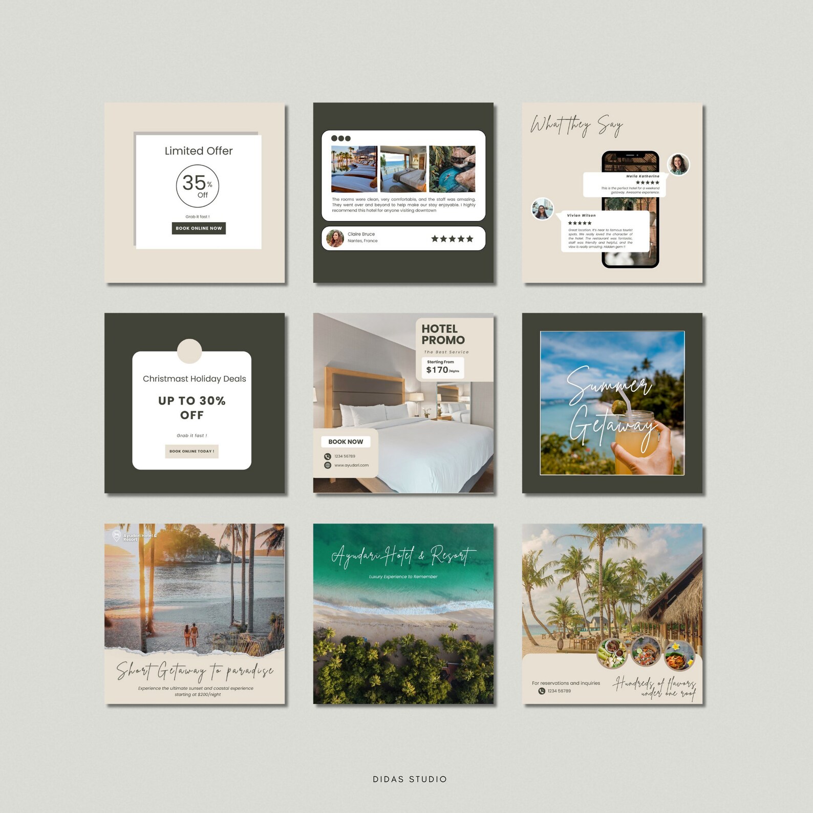 Beach Hotel and Resort Instagram Posts, Resort Instagram Posts ...