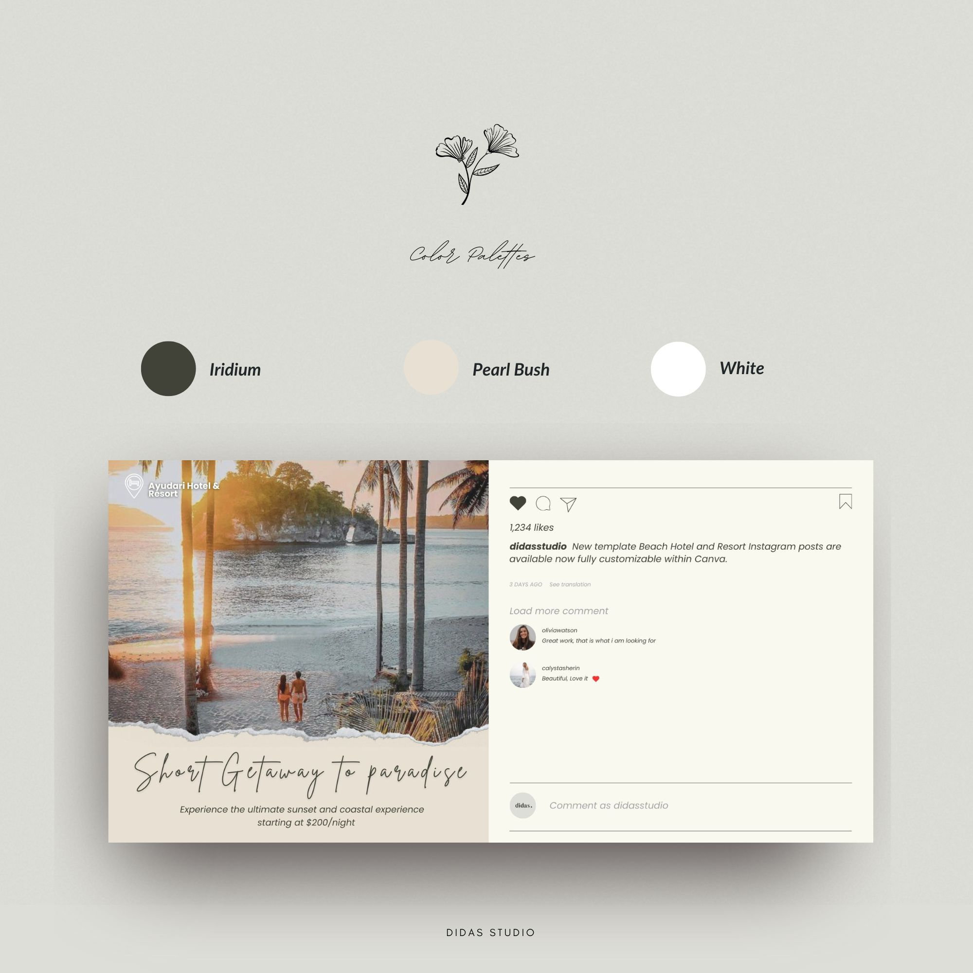 Beach Hotel and Resort Instagram Posts, Resort Instagram Posts ...