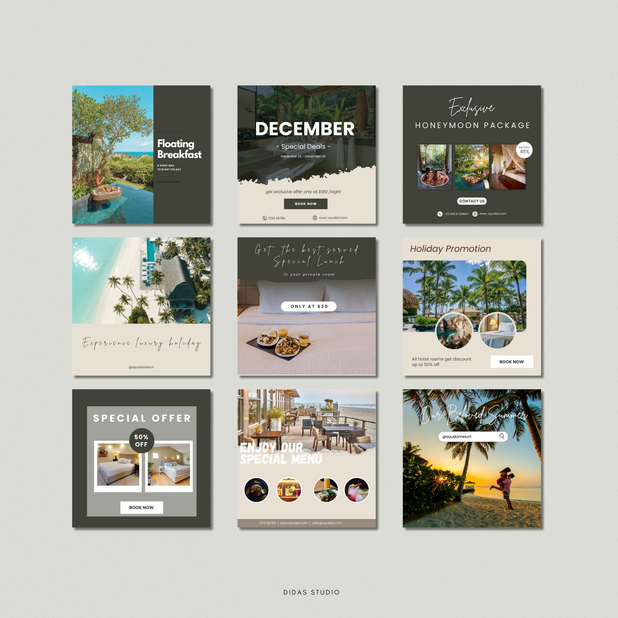 Beach Hotel and Resort Instagram Posts, Resort Instagram Posts ...