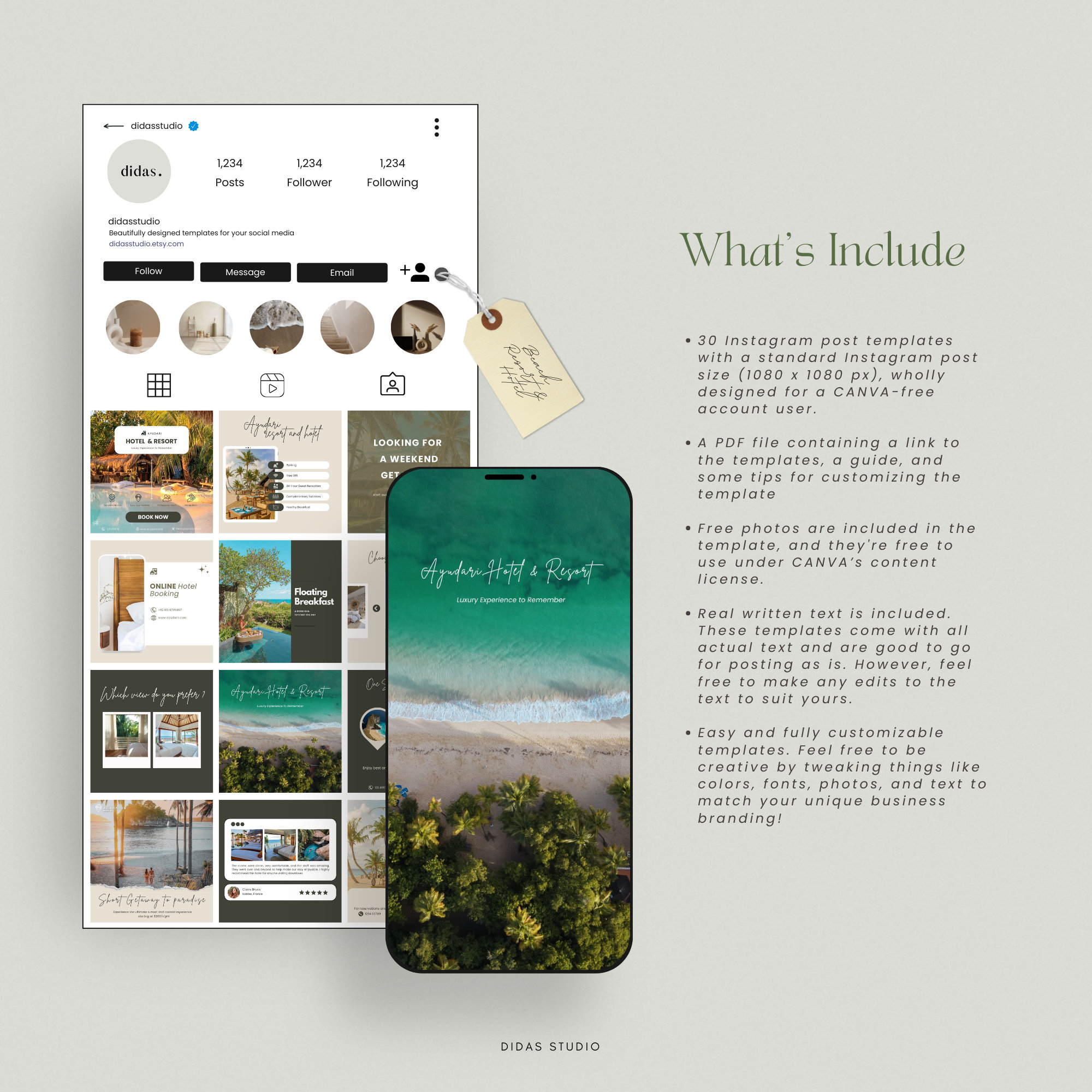 Beach Hotel and Resort Instagram Posts, Resort Instagram Posts ...