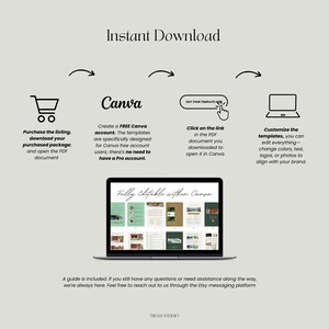 Modern Seaside Private Resort Welcome Guest Book Template, Elegant ...