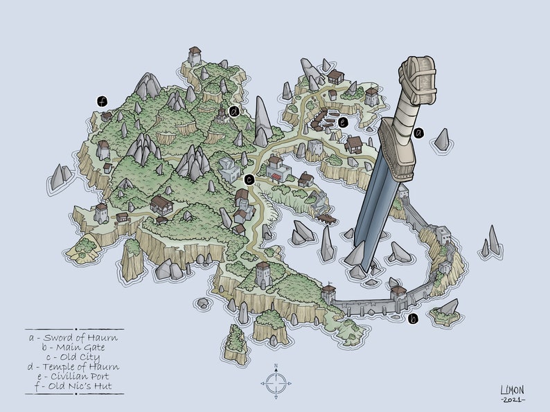 Custom Fantasy Maps - Etsy