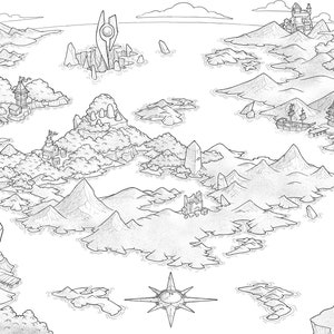 Custom Fantasy Maps - Etsy