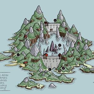 Custom Fantasy Maps - Etsy