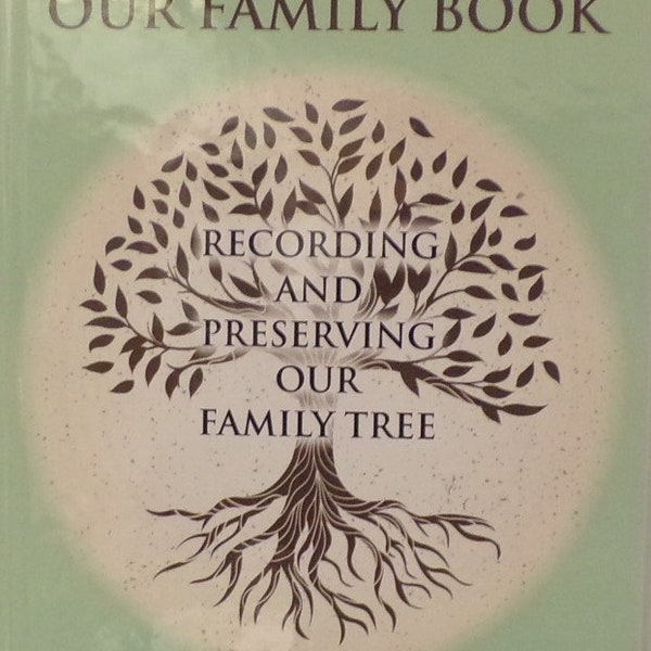 Family Tree Book Template - Etsy