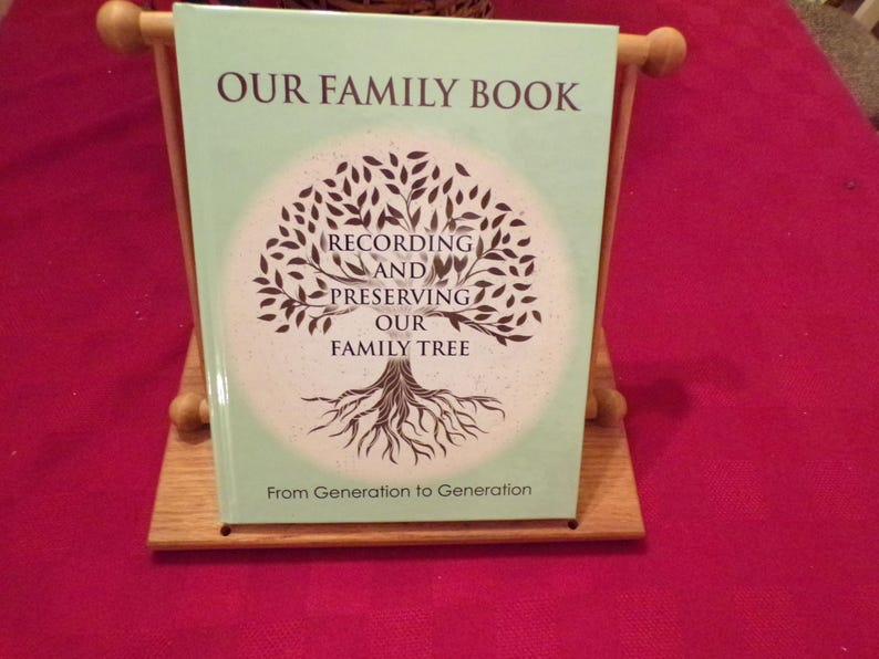 Family Record Book, Memory Keeper, Genealogy, Family Journal, Ancestry ...