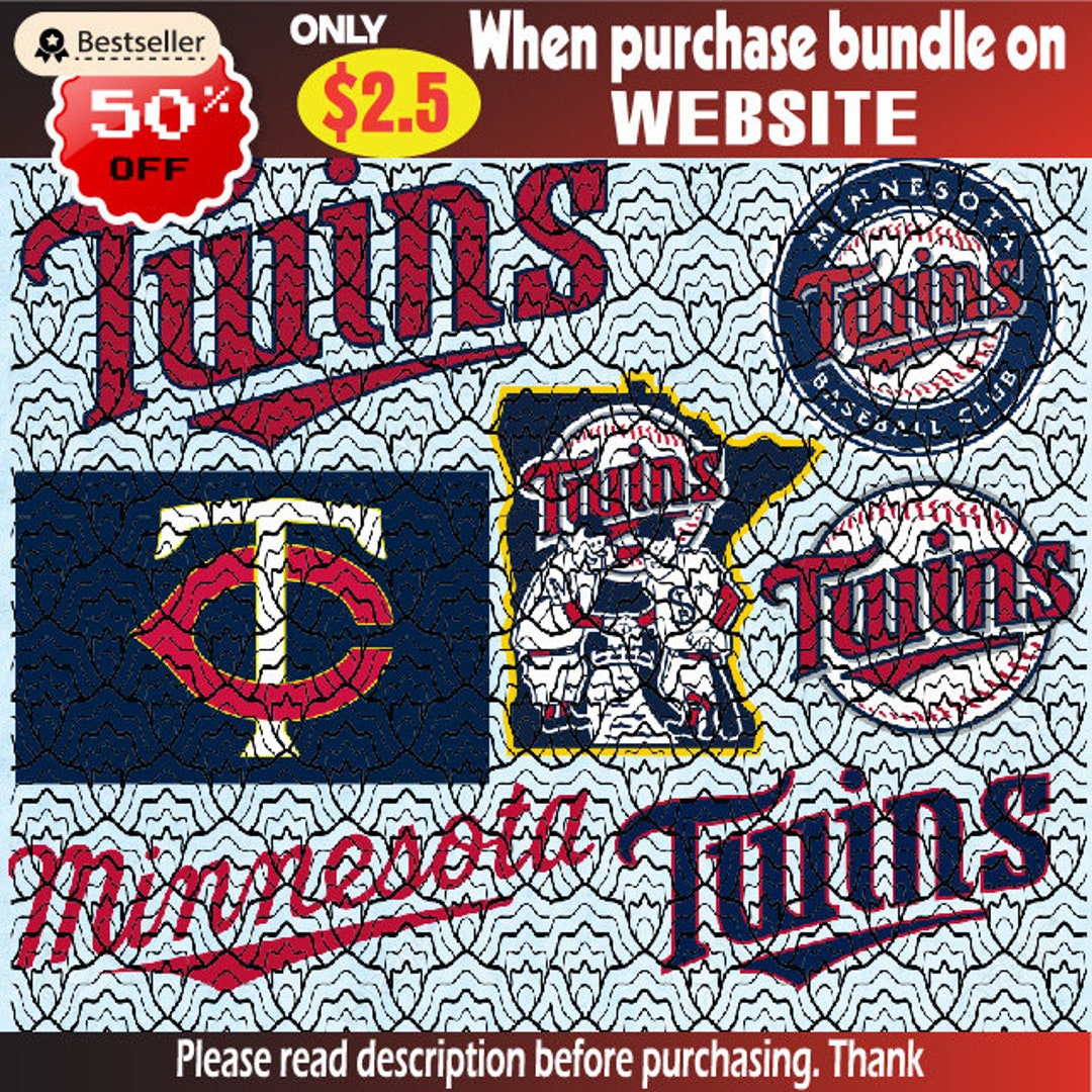 Minnesota Twins Svg Baseball Team Svg Minnesota Twins Logo - Etsy