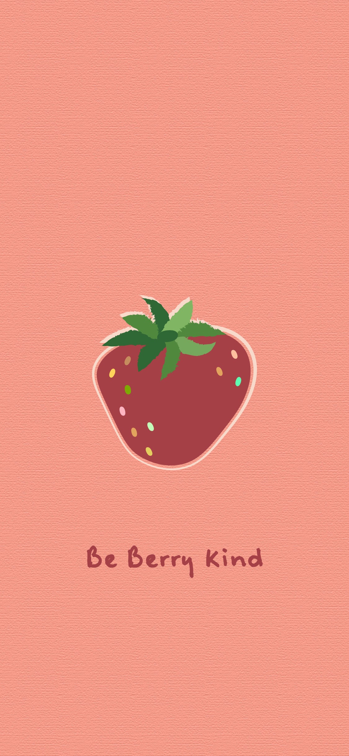 Be Berry Kind Wallpaper - Etsy