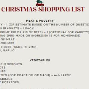 The Complete Downloadable Christmas Shopping List - Etsy